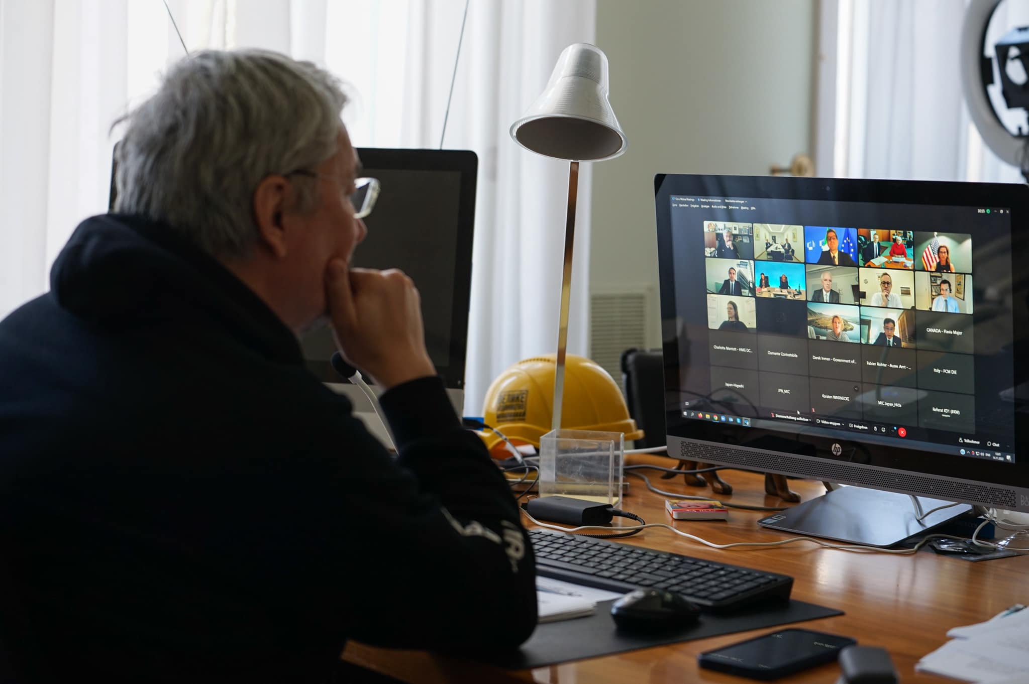 Information Ramstein and Ukraine joining the Democratic newsroom - Oleksandr Tkachenko at a ...